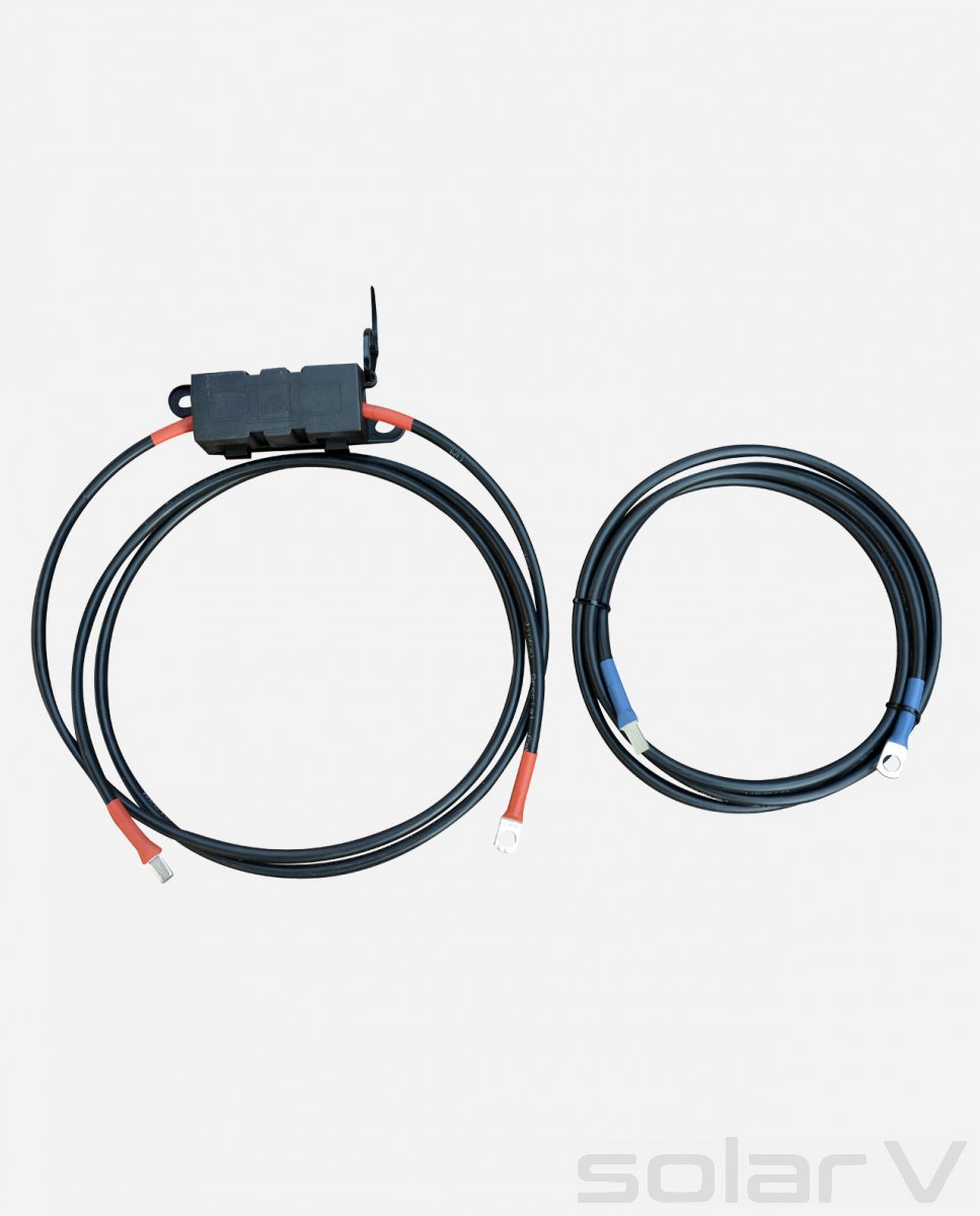 enjoy solar® 16mm² 2m Battery Cable with High-Current Fuse Holder ...