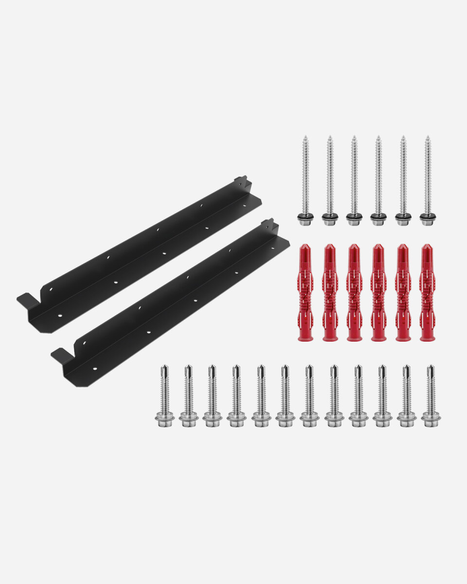 enjoy solar® Aluminium PV Halterung (senkrecht) – Wand ...