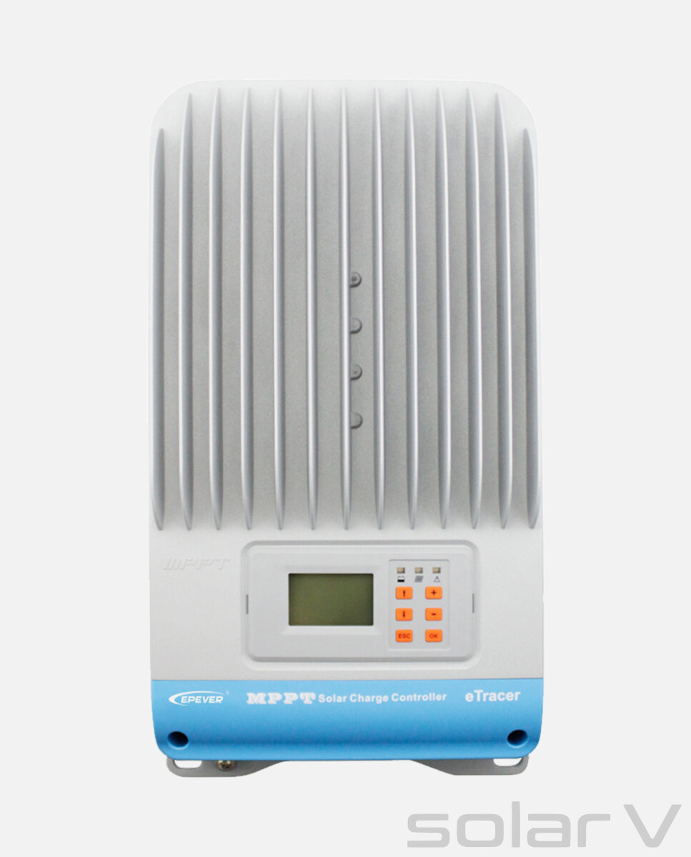 EPEVER®MPPT Solar Charge Controller eTracer ET4415BND, 45A,150V, 12V/24V/36/48VDC- (0% Mwst)