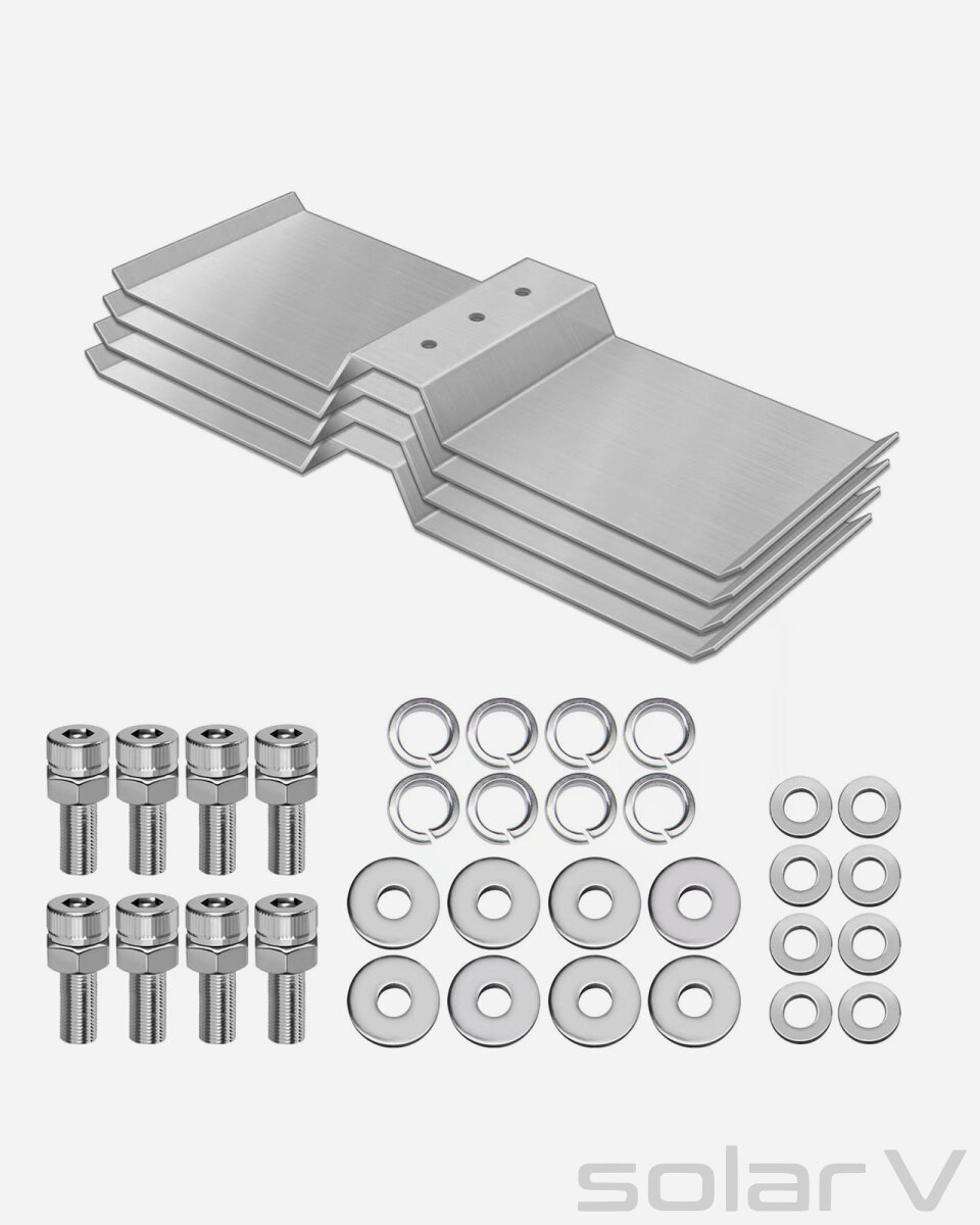 enjoy solar® Ballast Plate Mounting System – Secure Flat Roof Solar ...